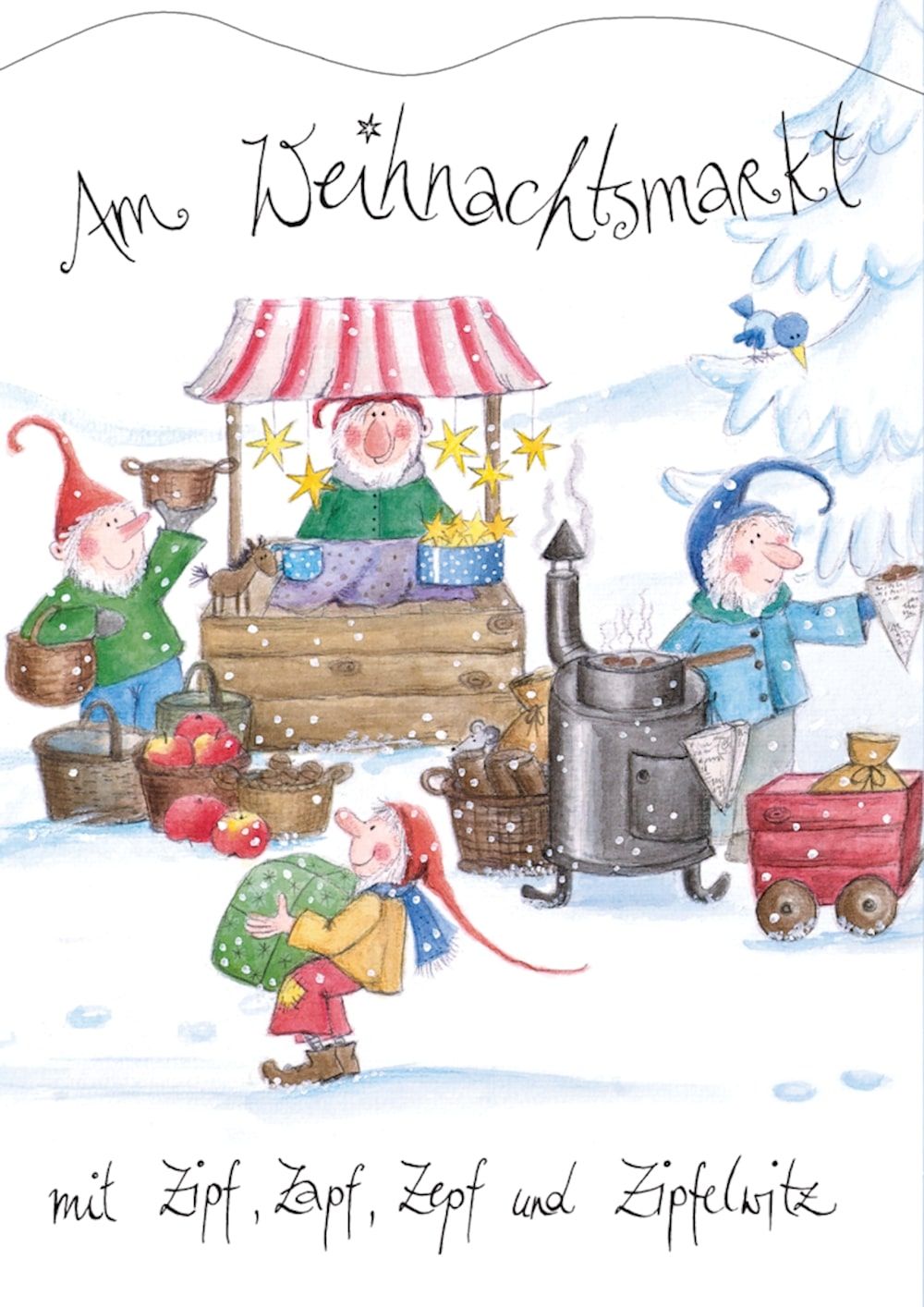 Zipf, Zapf, Zepf, Zupf & Zipfelwitz Adventskalender zum Aufstellen ...